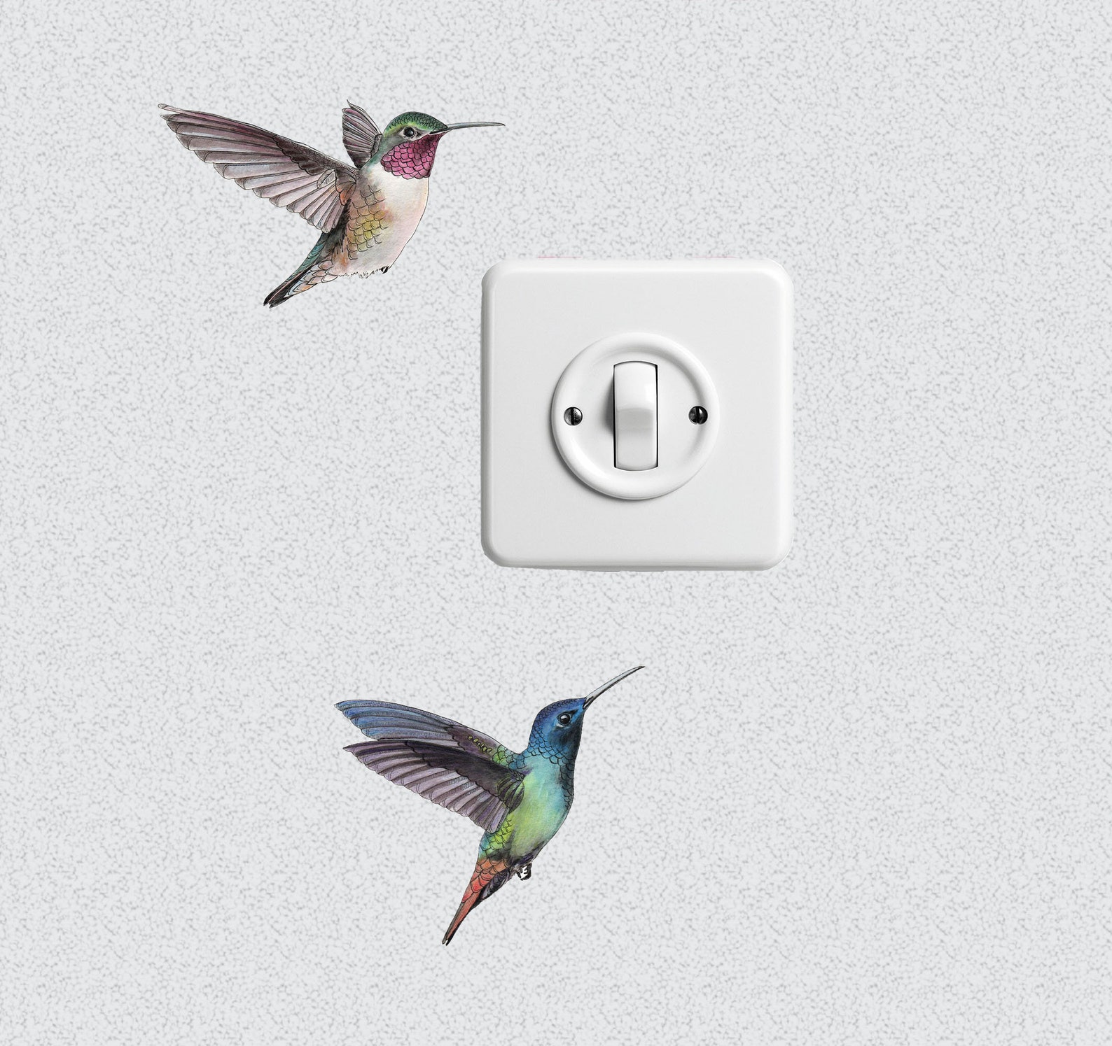 Hummingbird Wall Stickers Hummingbird Decor Humming Bird - Etsy