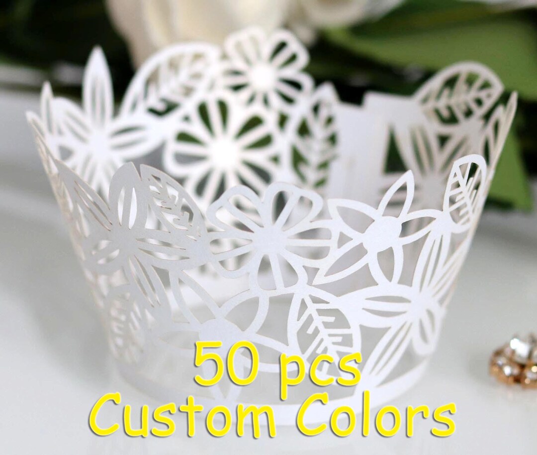 Simple Garden Cupcake Wrappers Simple Love Cupcake Holders Flower ...