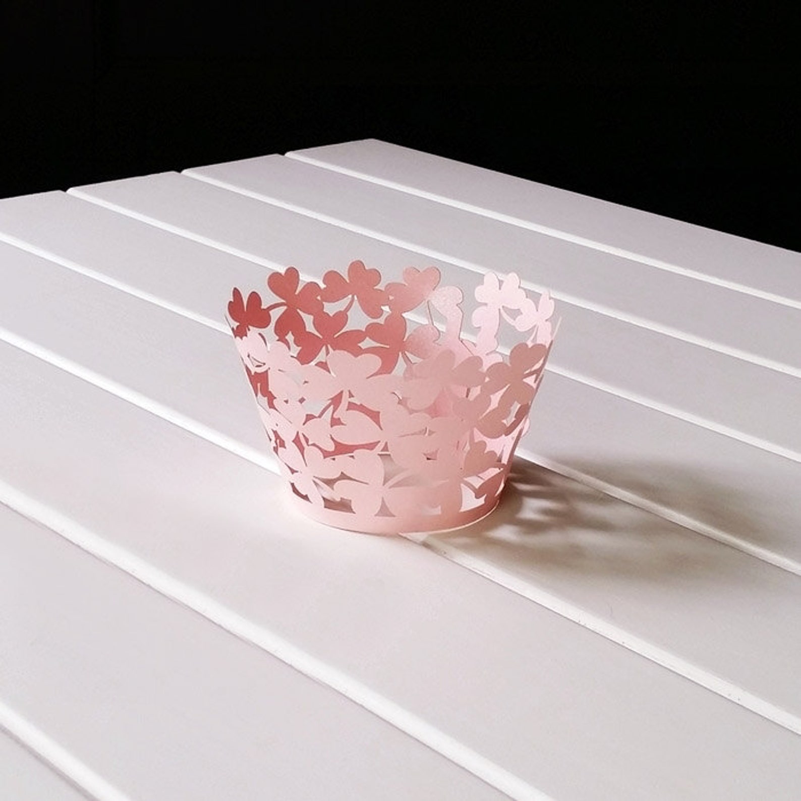 Clover Cupcake Wrappers Stencil Lucky Plants Laser Cut Wrapper - Etsy