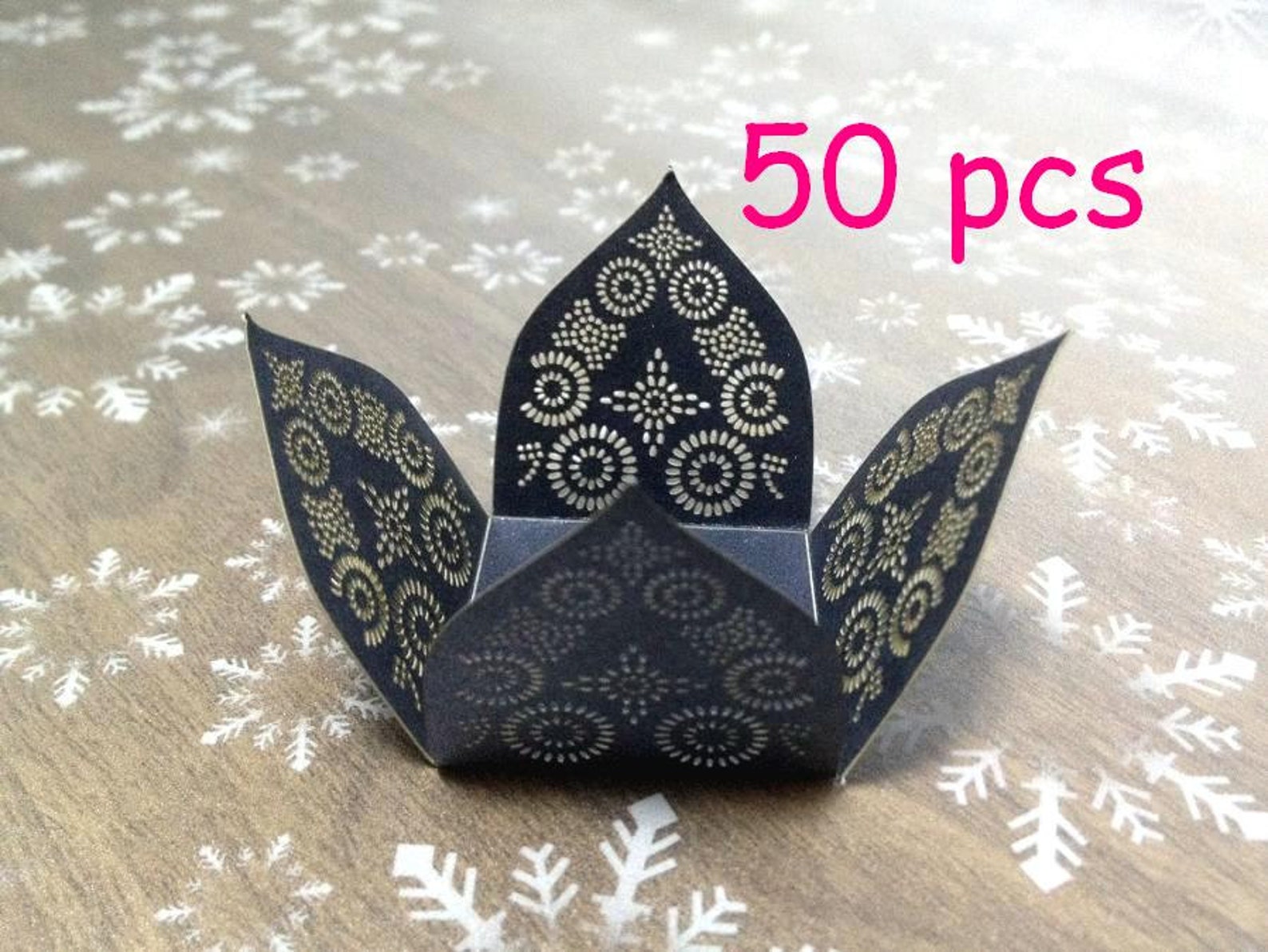 Filigree Truffle Paper Wrappers Wedding Candy Paper Holder Laser Cut ...