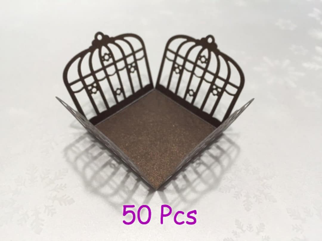 Filigree Truffle Cage Chocolate Wrappers Wedding Candy Paper Holder ...