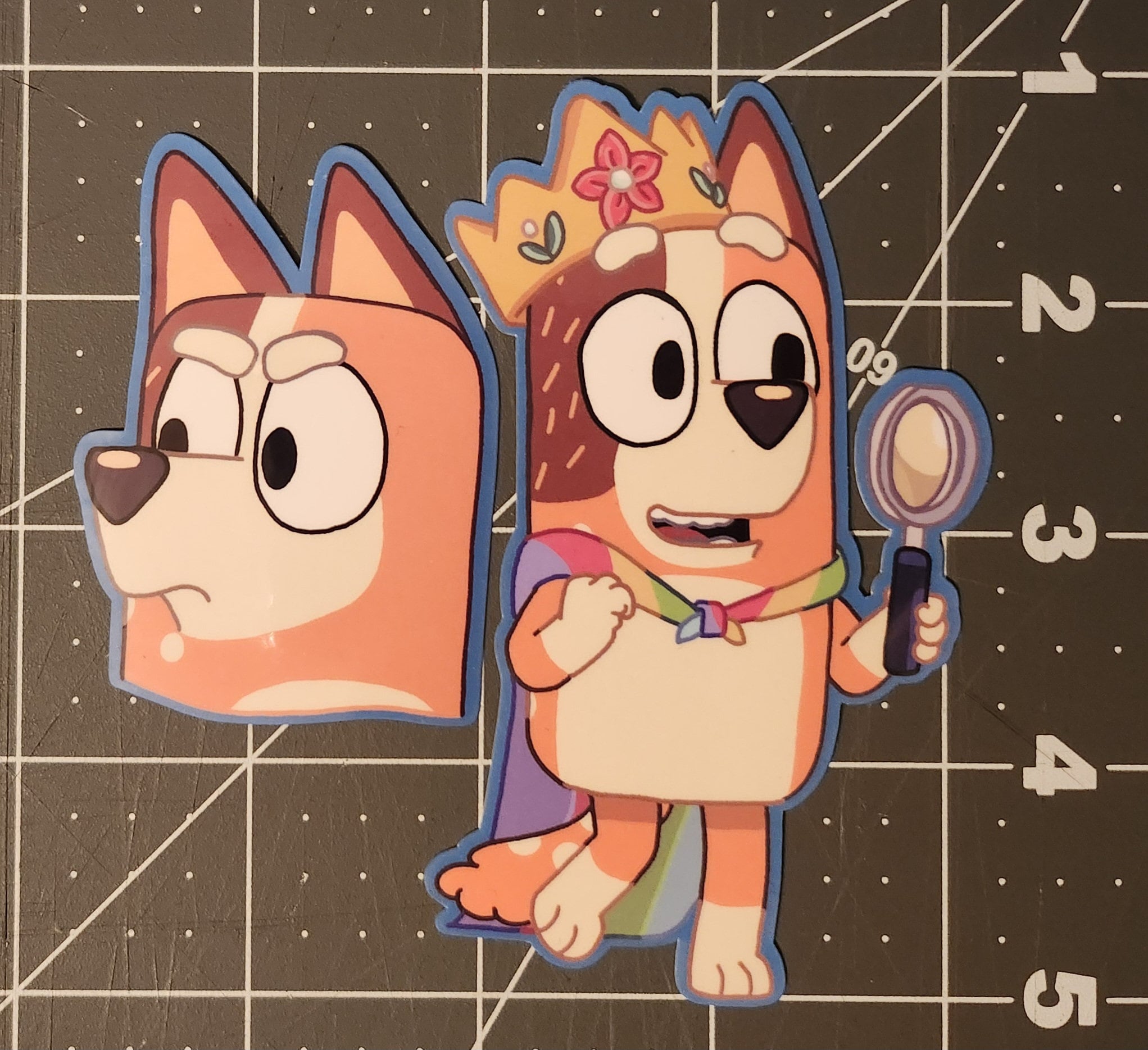 Bluey: Chili, Bandit, or Wendy Stickers - Etsy