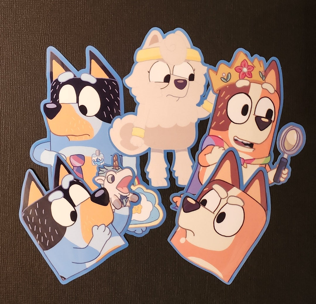Bluey: Chili, Bandit, or Wendy Stickers - Etsy