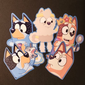 Bluey: Chili, Bandit, or Wendy Stickers - Etsy