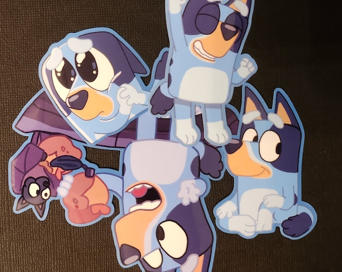 Bluey Sticker Sheet - Etsy