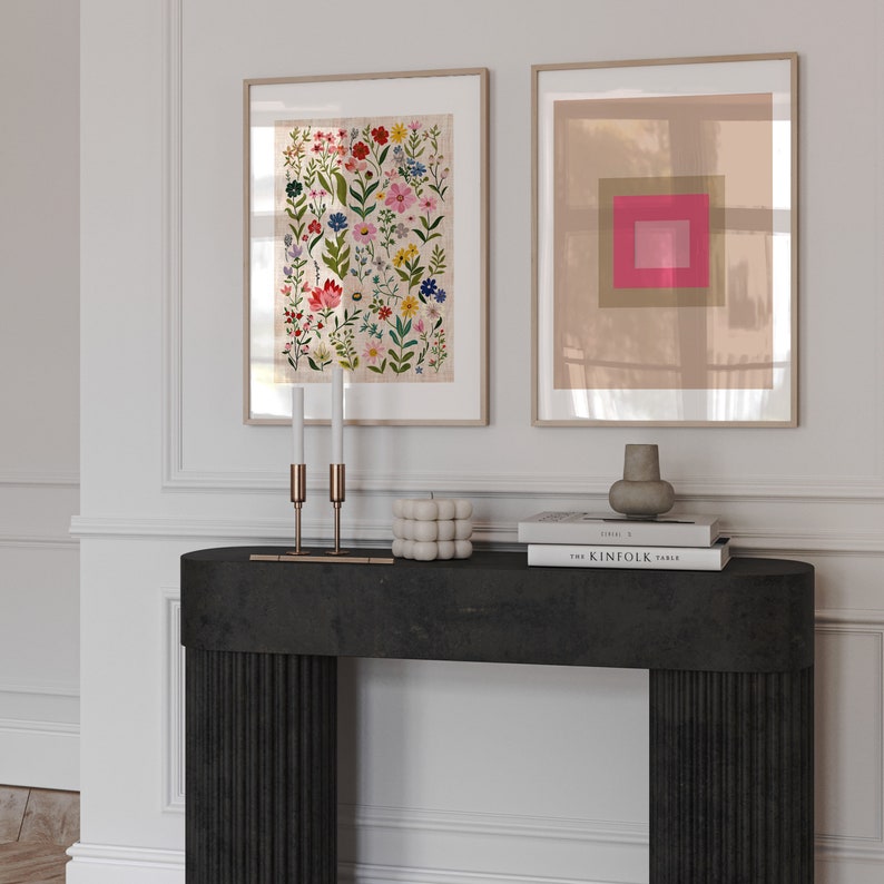 Maximalist Modern Gallery Wall Set, PRINTABLE Wall Art Prints, Set of 9 ...
