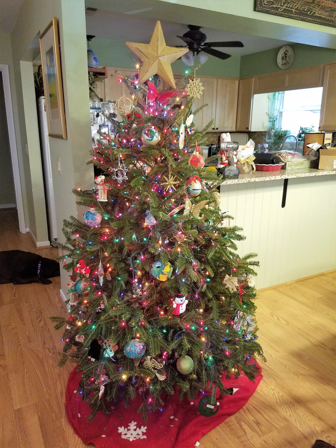 Christmas Tree Topper Rustic Wood Star Christmas Tree - Etsy