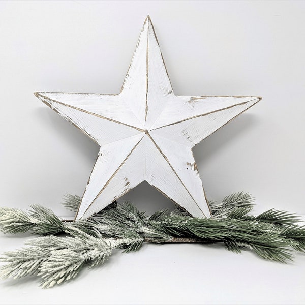 Wood Star Tree Topper - Etsy