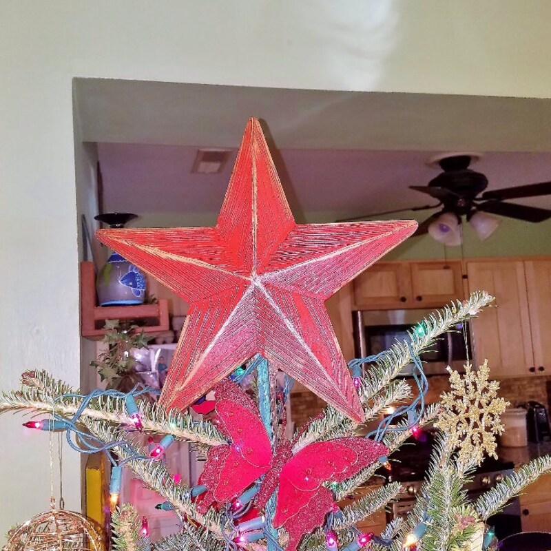 Wooden Tree Topper - Etsy