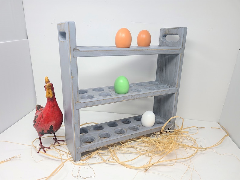 Farmhouse Egg Rack Egg Storage Fresh Egg Display Rustic - Etsy