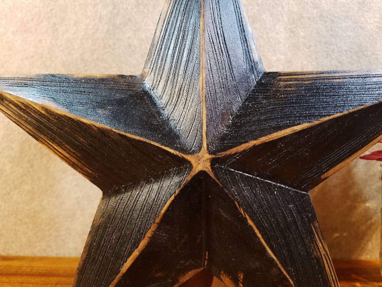 Christmas Tree Topper Star Black Christmas Tree Topper - Etsy
