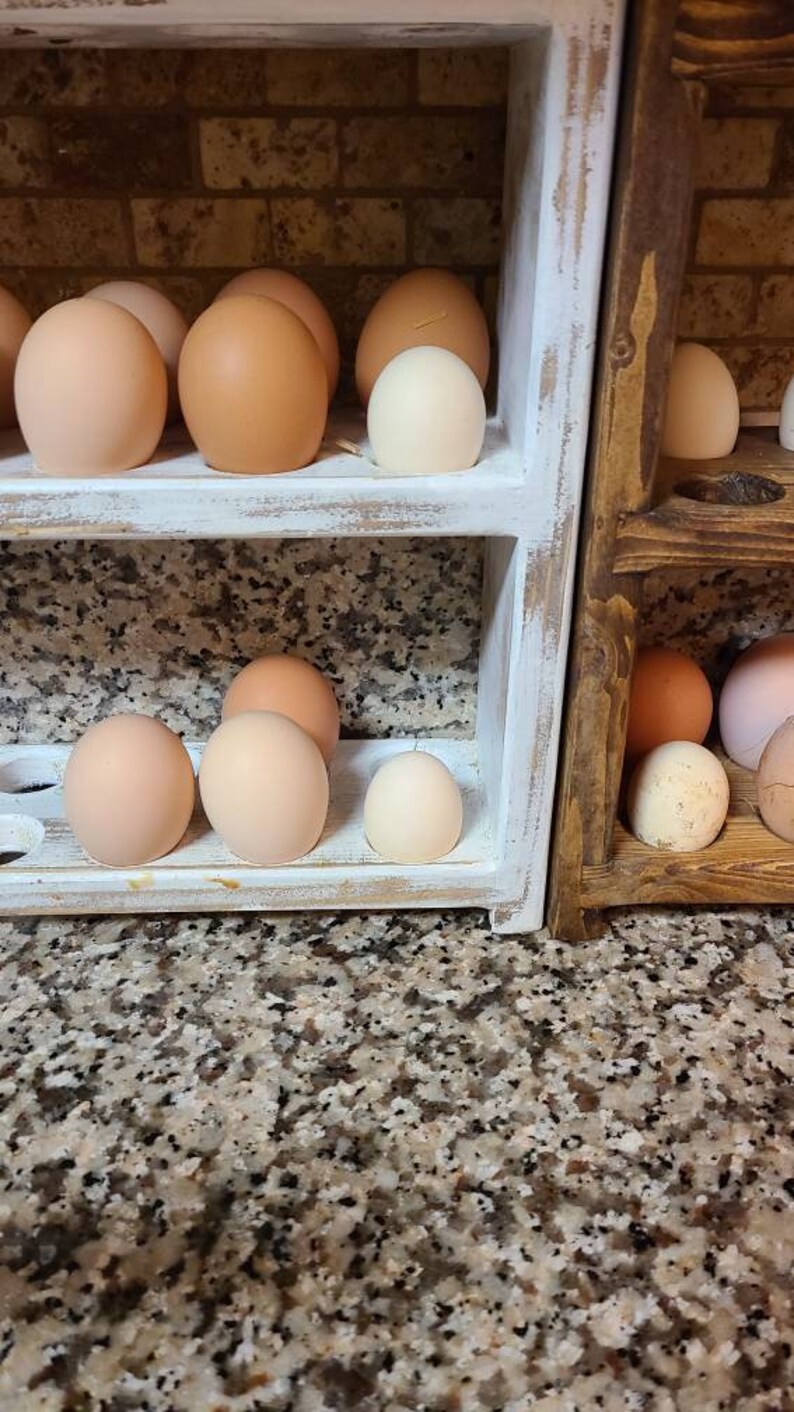 Farmhouse Egg Rack Egg Storage Fresh Egg Display Rustic - Etsy