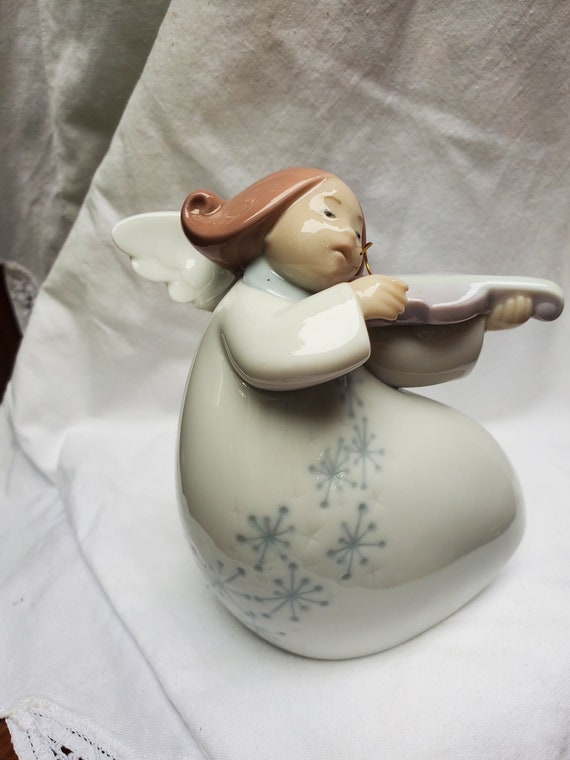Lladro Angel With Violin - Etsy