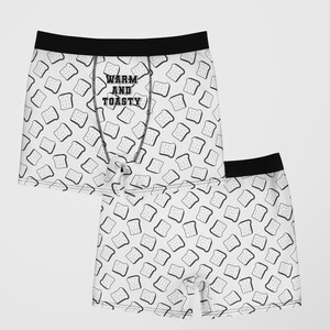 Toast Pattern, Comfy Underwear, Cozy Men's Underpants, Funky Boxers ...