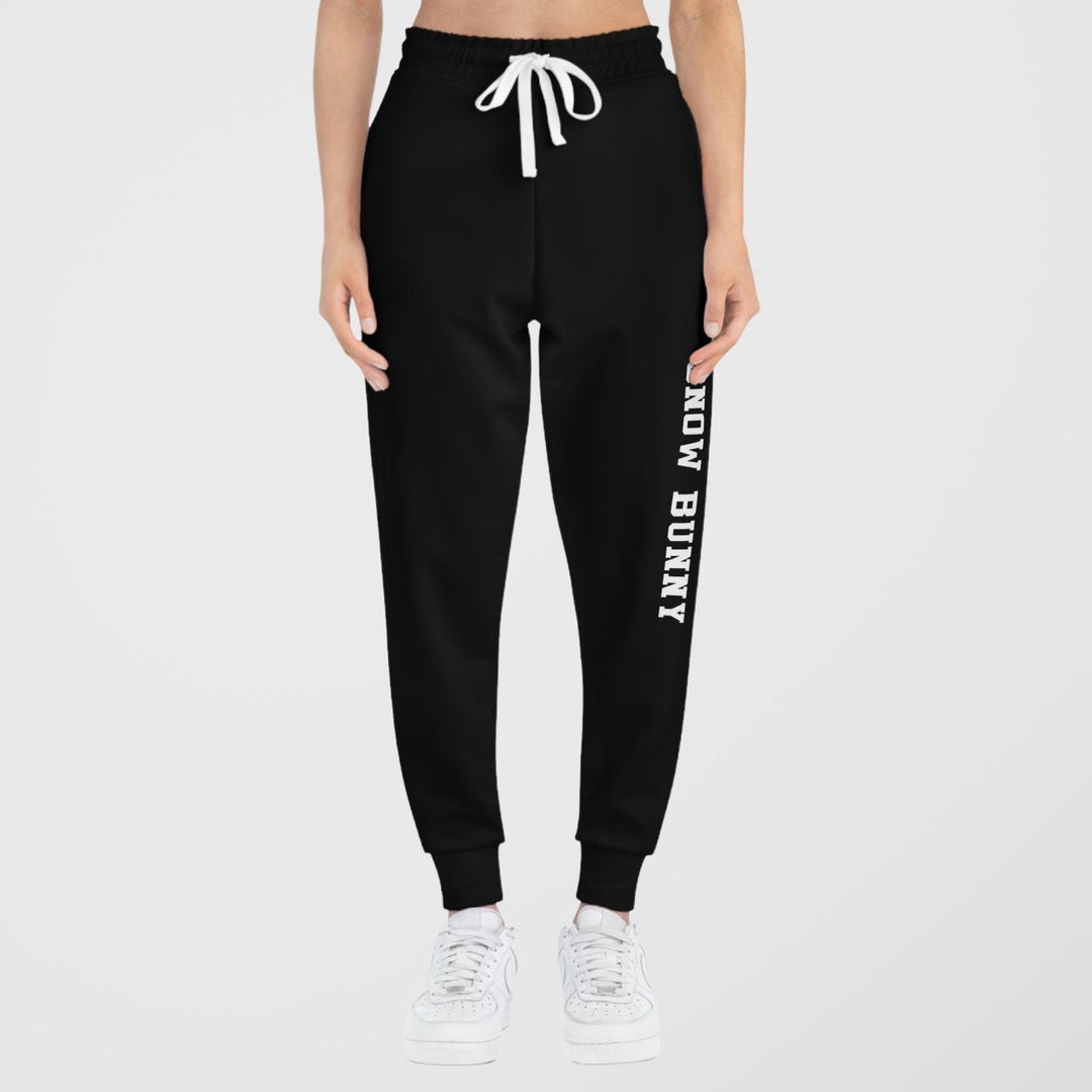 Snow Bunny Sweatpants, Queen of Spades Joggers, PAWG Clothing, White ...