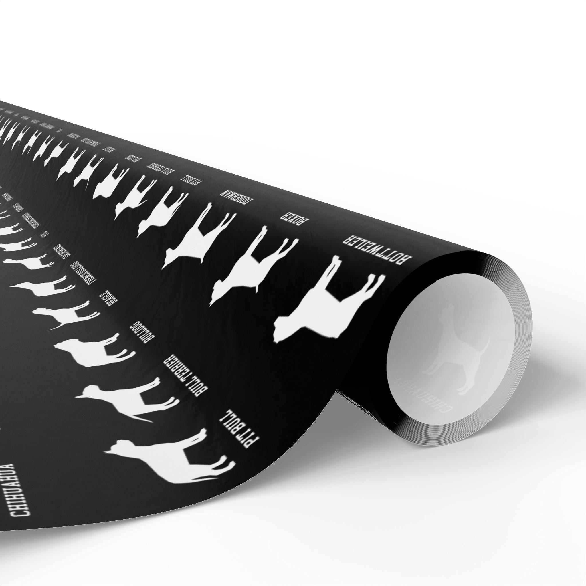 Dog Breed Wrapping Paper, Fine Art Paper, Available in 3 Sizes, Matte ...