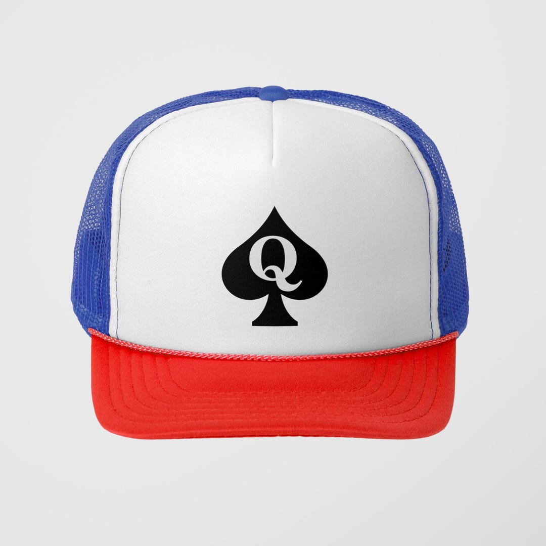 Snapback Trucker Caps, Queen of Spades Hat - Baseball Cap, Gift for ...