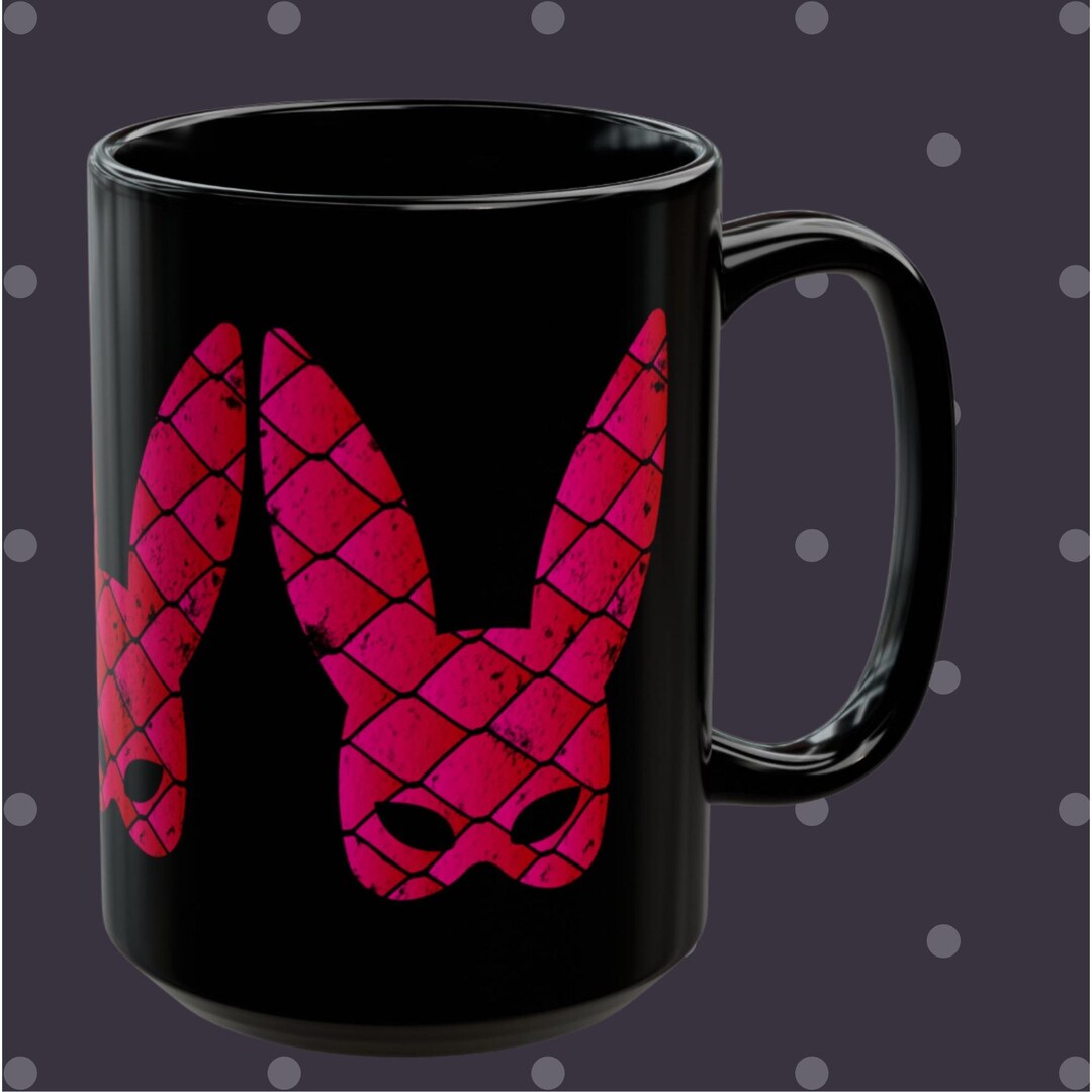 Snow Bunny Coffee Mug, Rabbit Coffee Mug, Cute and Whimsical Design ...