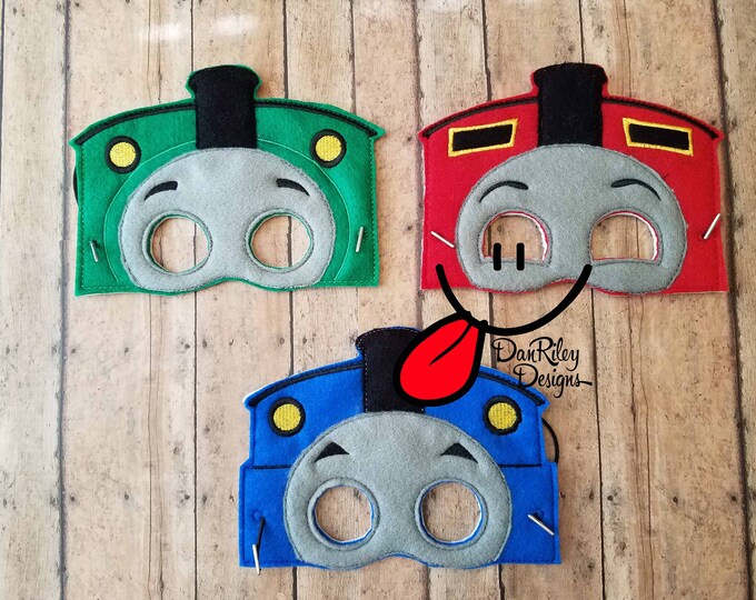 Train Mask (red, Blue, Orange, or Green) - Etsy