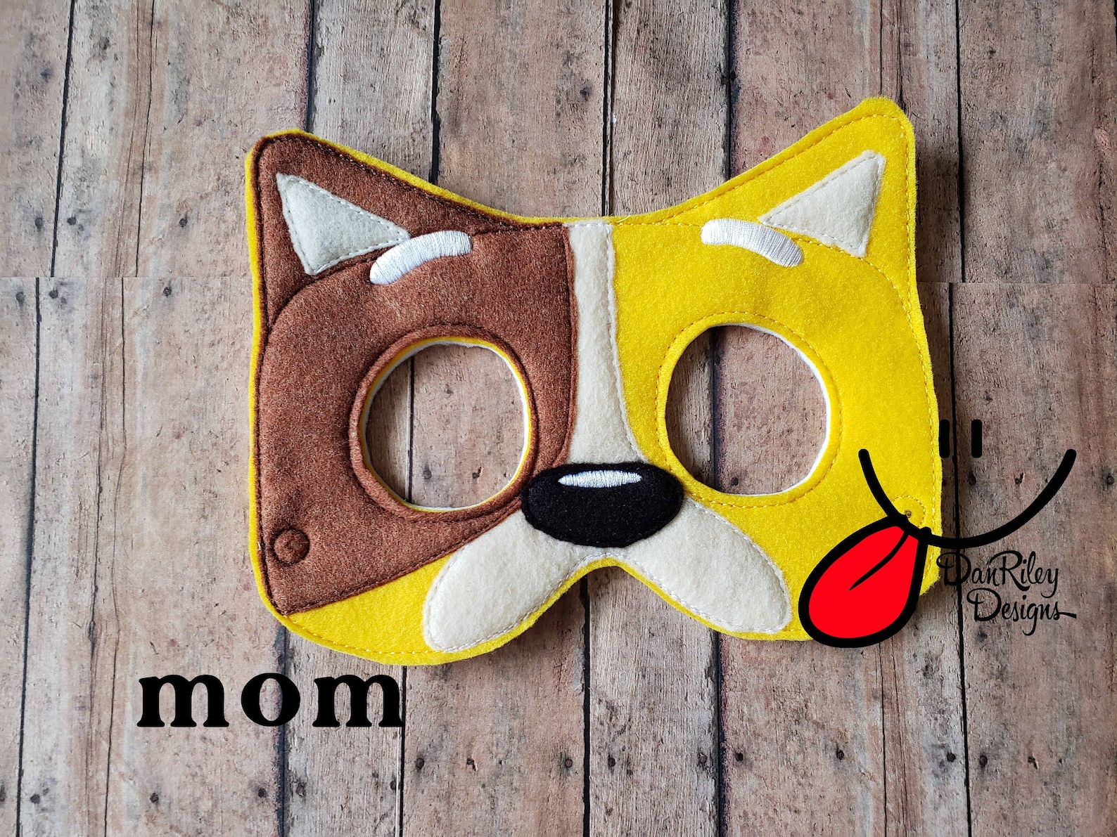 Blue Heeler Dog Masks Blue Bing Character Mask for Adults | Etsy