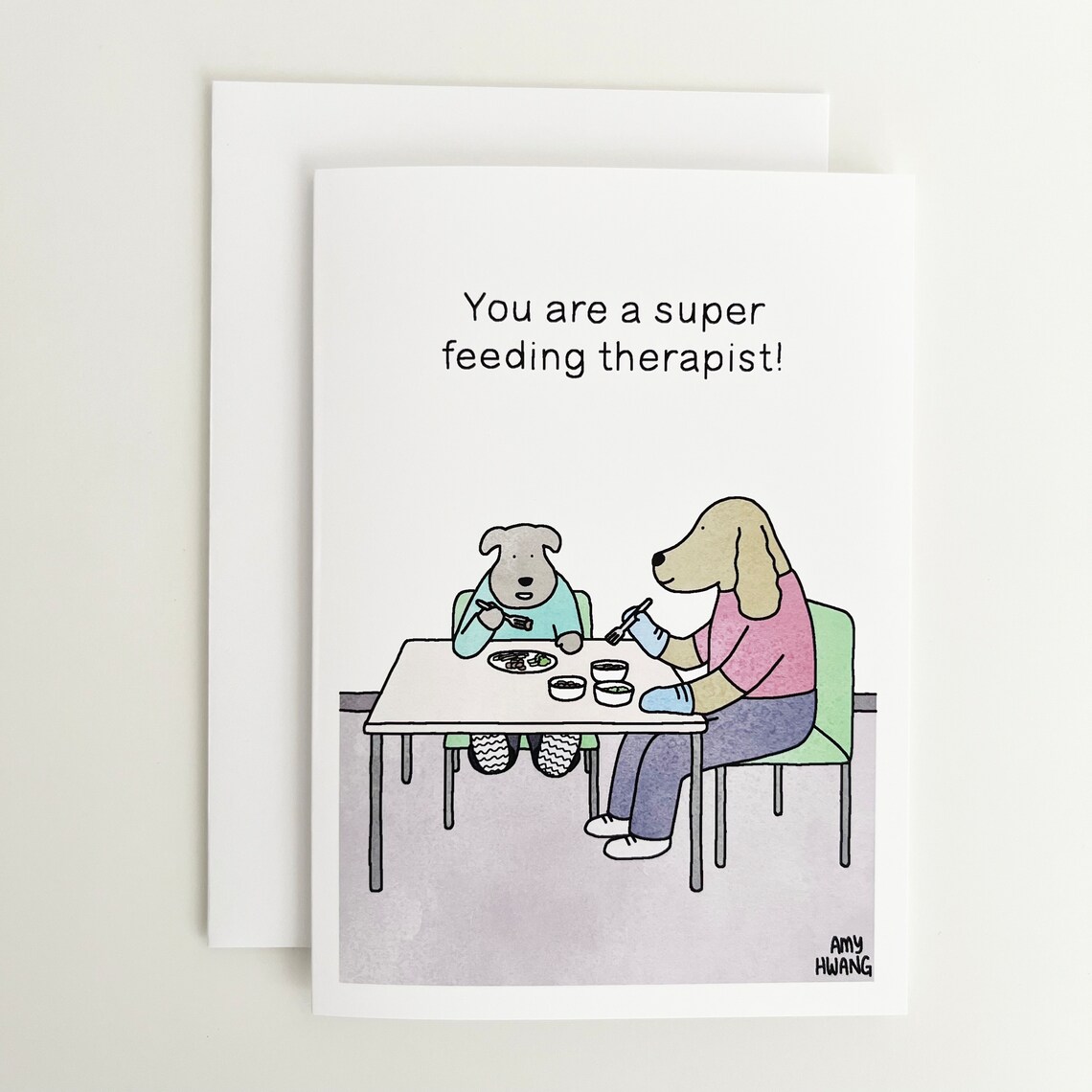Feeding Therapist Card - 5x7 - Etsy