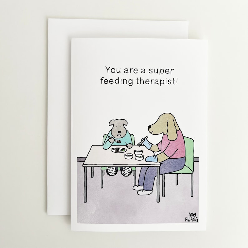 Feeding Therapist Card - 5x7 - Etsy