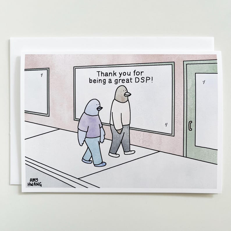 DSP Thank You Card - 5x7 - Etsy