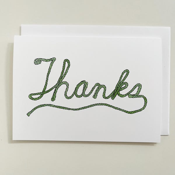 Yarn Thank You - Etsy