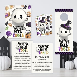 You've Been Booed Printable Halloween Kit, Boo Sign and Poem, Boo Your ...