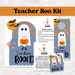Teacher Halloween Boo Kit Printable: Sign, Poem, Door Hanger (instant ...