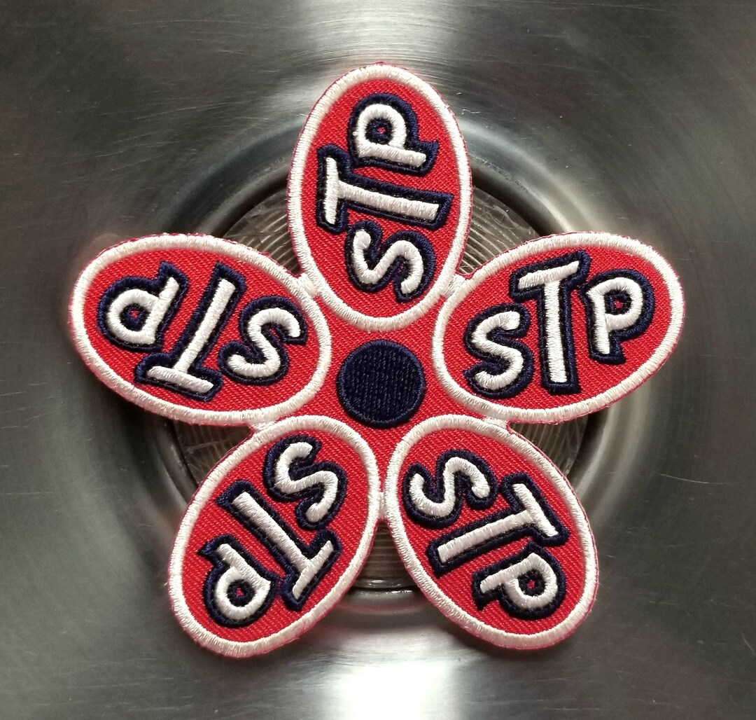 STP Flower Iron on Embroidered Racing Patch 3 1/2 - Etsy