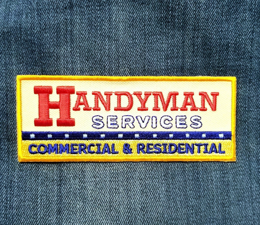 Vintage Handyman Services Embroidered Iron on Patch 4 1/2" X 1 3/4" - Etsy