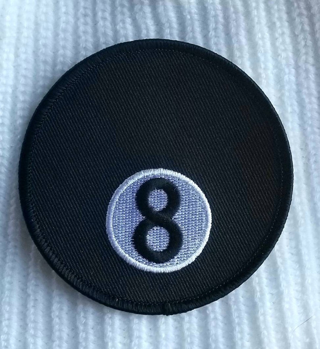 Eight Ball Billiards Embroidered Biker Patch Iron on 3" - Etsy
