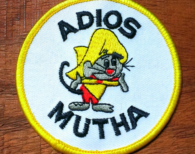 Vintage 1970's Adios Mutha Embroidered Biker Patch - Etsy