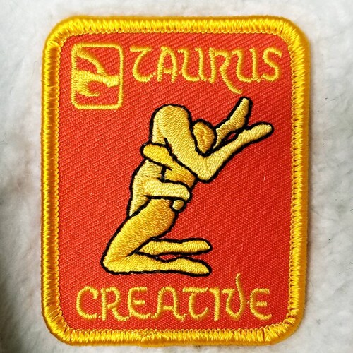 Vintage Taurus Astrology Sign Sex Position Embroidered Iron On Etsy