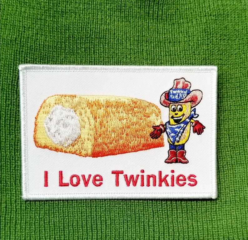 I Love Twinkies Iron on Embroidered Patch 4" X 3" - Etsy