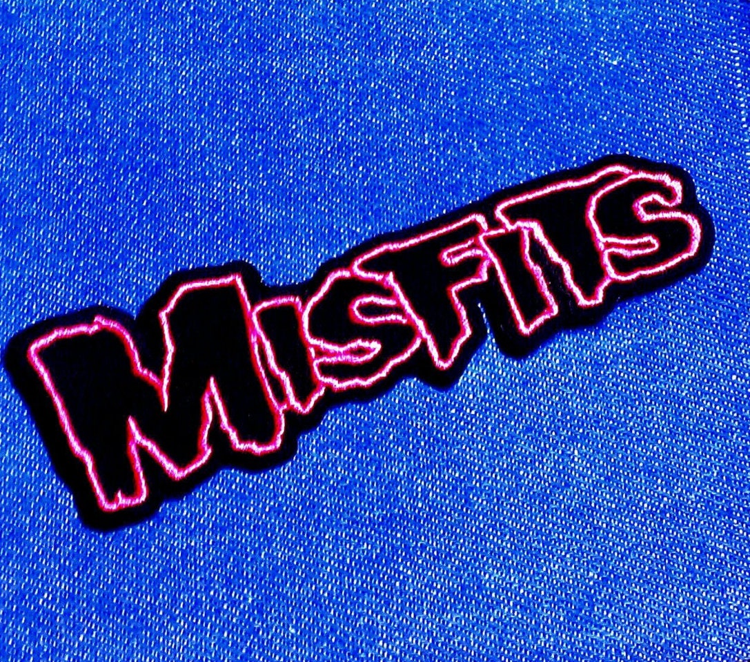 Vintage Pink Misfits Embroidered Iron On Patch 5 X | Etsy