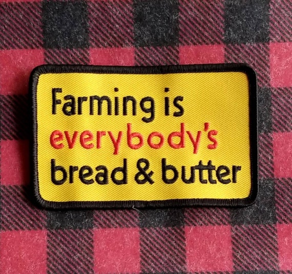 Vintage Farming is Everybody's Bread & Butter Embroidered - Etsy