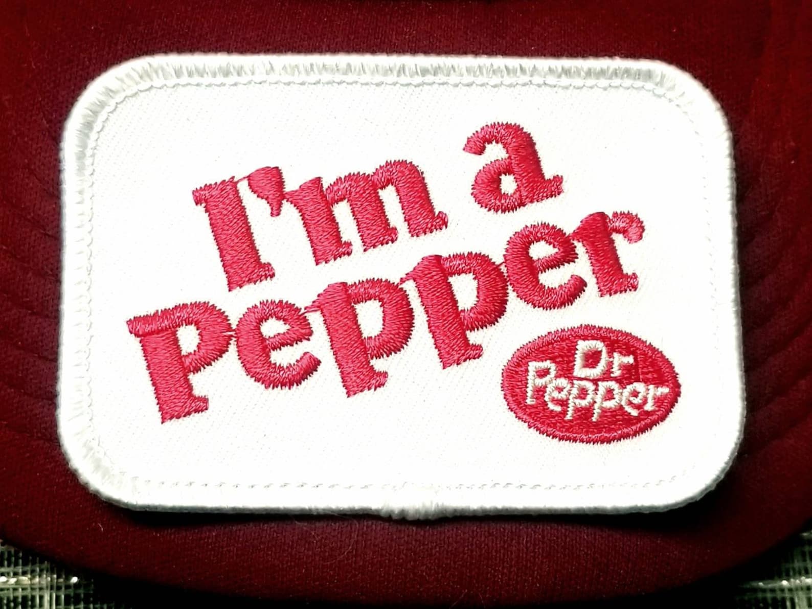Dr. Pepper "i'm A Pepper" Iron on Embroidered Patch 3" X 2" - Etsy