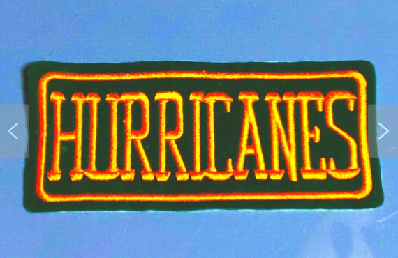 Vintage 90s Miami Hurricanes Embroidered Sew in Patch 5 - Etsy