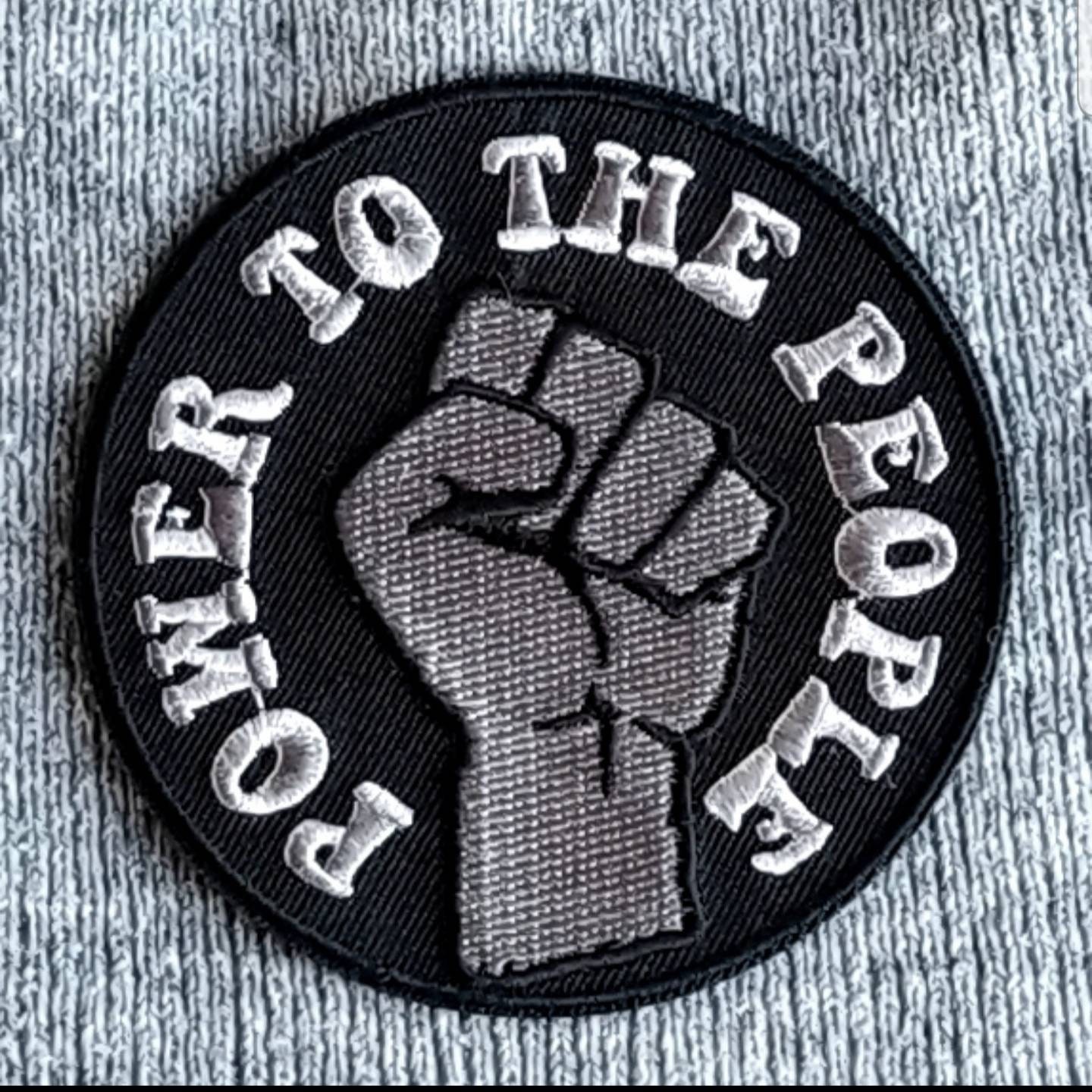 Power To The People Embroidered Iron On Patch 3 | Etsy