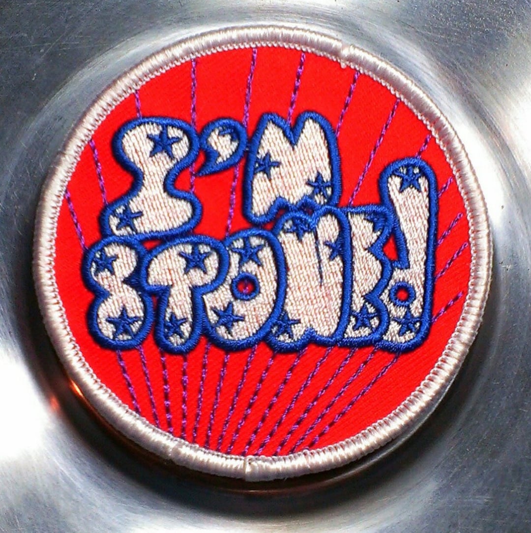 Vintage "i'm Stoned" Embroidered Iron on Patch 3" - Etsy
