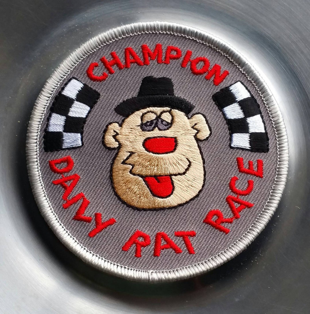 Vintage Champion Daily Rat Race Iron on Embroidered Racing Patch 3" - Etsy