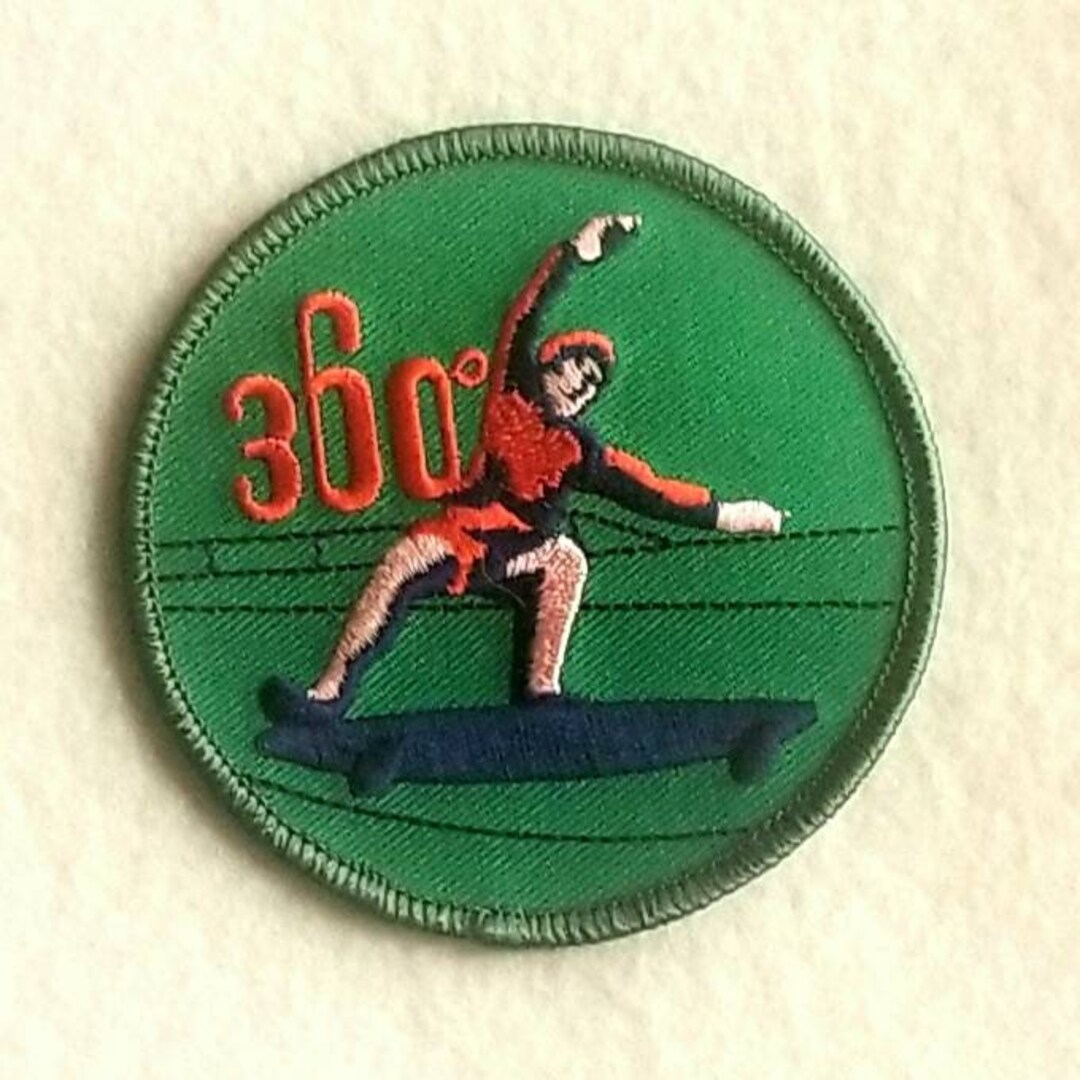Vintage Skateboard Patch 360 Embroidered Iron on Patch 3" - Etsy