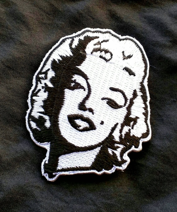 Marilyn Monroe Embroidered Iron-on Patch 3 2 1/4 - Etsy