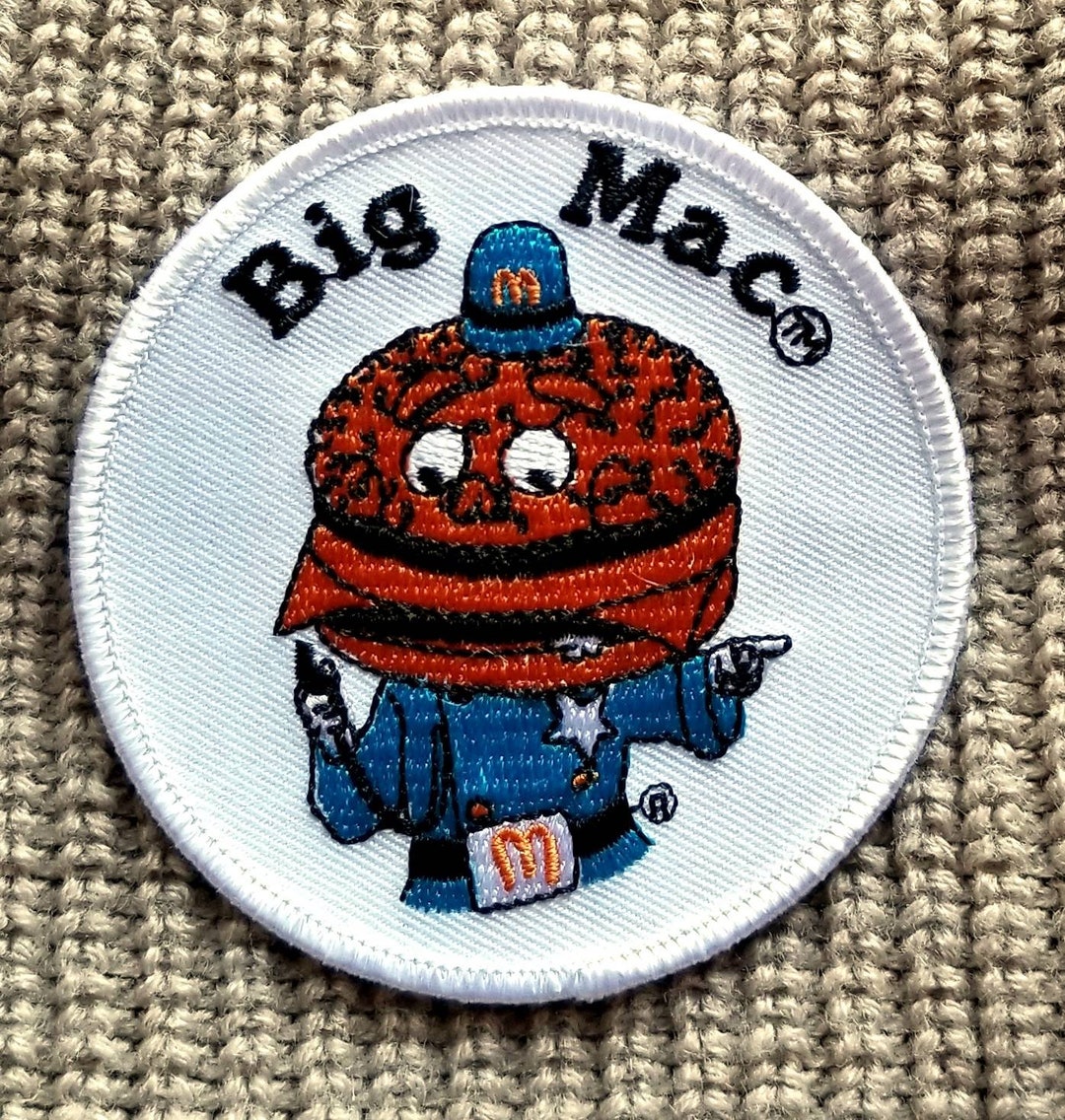 Vintage Big Mac, Mcdonalds Embroidered Iron on Patch 3" - Etsy