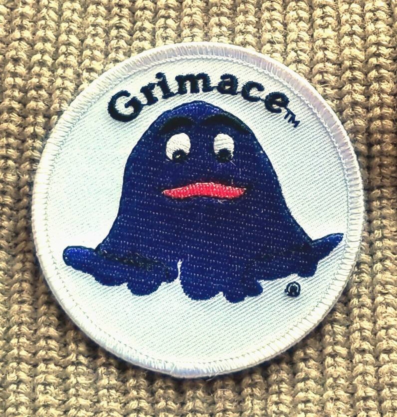 Vintage Grimace McDonalds Embroidered Iron On Patch 3 | Etsy