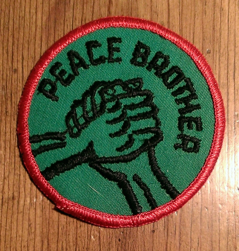 Vintage 1970's peace Brother Embroidered Patch - Etsy Canada