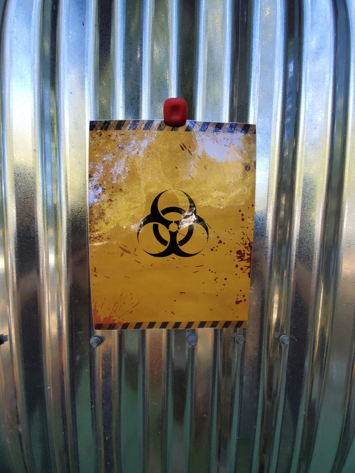 Laminated Zombie Caution Sign Halloween Party Ahead Sign - Etsy