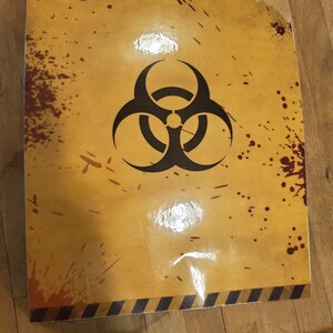 Laminated Zombie Caution Sign Halloween Party Ahead Sign - Etsy